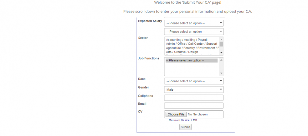FREE ONLINE CV REGISTRATION - Measuredability